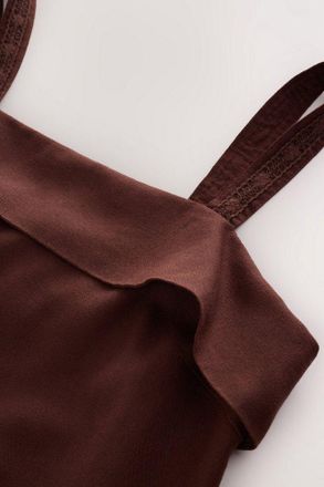 Next Tr&auml;gerkleid Minikleid mit Tr&auml;gern und Umschlag, Kurzgr&ouml;&szlig;e (1-tlg)