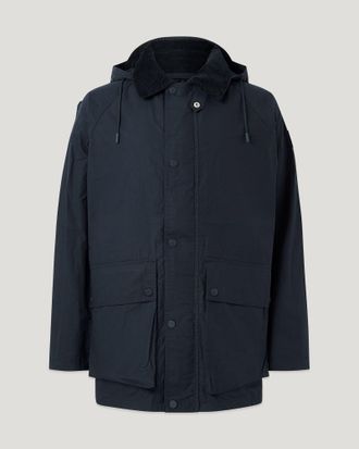 Belstaff Incline Parka F&uuml;r Herren Dry Waxed Cotton Dunkles Tintenblau 2xl
