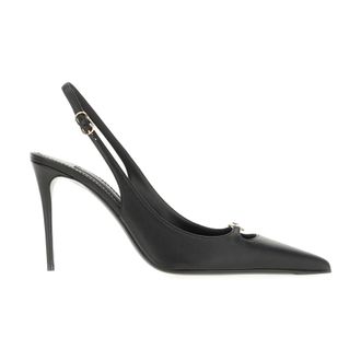 Dolce & Gabbana Femme, Chaussures, Noir, Taille: 39 EU Escarpins Slingback