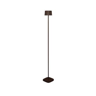 Konstsmide LED Stehleuchte Nice | rostfarben | Indoor/Outdoor | Kabellos | 17 x 17 x 120 cm | 7831-970