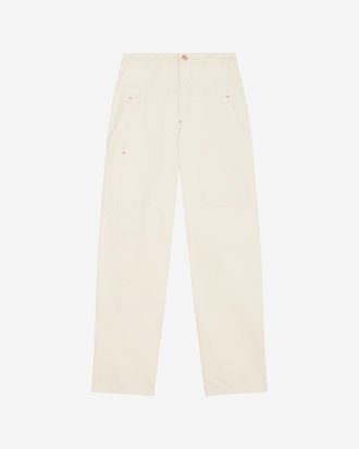 Isabel Marant Pantalon Philna - Femme - &Eacute;cru - Taille 34 - Marant &Eacute;toile