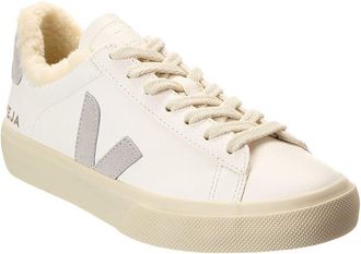 Veja Damen Campo Winter Sneaker, Extra Wei&szlig; Hellgrau, 38.5 EU