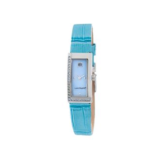 Laura Biagiotti Femme, Accessoires, Bleu, Taille: ONE Size Montre habill&eacute;e &eacute;l&eacute;gante avec bracelet en cuir