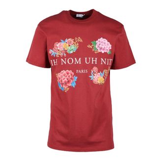 Ih Nom Uh Nit Baumwoll-T-Shirt mit einzigartigem Design - - Tops - Herren - Rot - XS