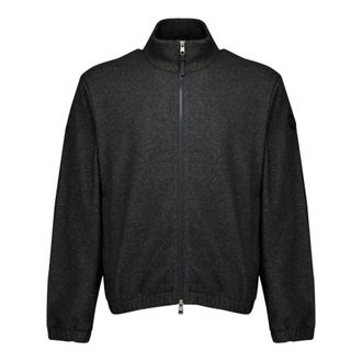 Moncler Rei&szlig;verschluss-Strickjacke - - Knitwear - Herren - Grau - L