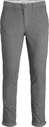 Jack & Jones Herren Chino Hose JPSTMARCO JJFURY - Slim Fit Braun Grau Beige, Größe:29W / 34L, Farbvariante:Drizzle 12206198