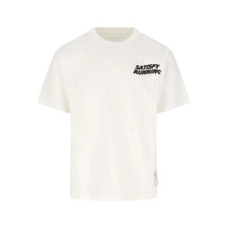 SATISFY MothTech T-Shirt - - Tops - Herren - Wei&szlig; - S