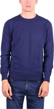 KANGRA Homme, Pulls, Bleu, Taille: S Pull Col Rond Bleu