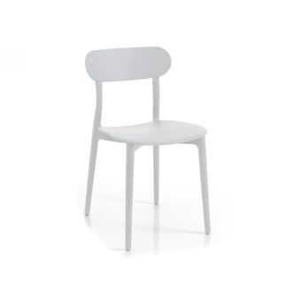 tomasucci Set of 4 STOCKHOLM indoor / outdoor chairs, white