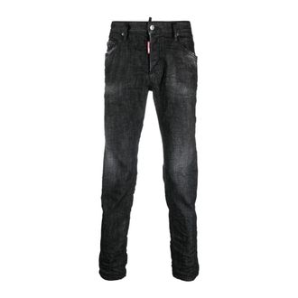 Dsquared2 Slim Fit Denim Jeans - - Jeans - Herren - Schwarzk - S
