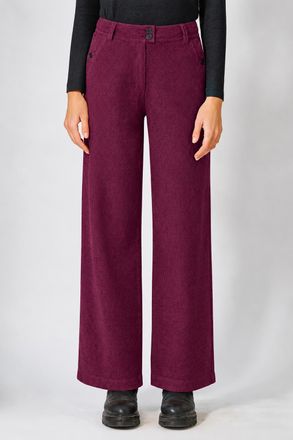 Hempage Hempage Damen vegan Hose Pepita Weinrot