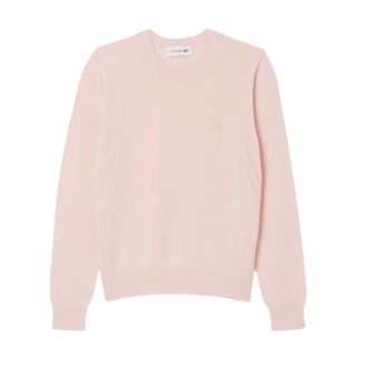Lacoste Femme, Pulls, Rose, Taille: 42 FR Pull ras du cou en maille 3D