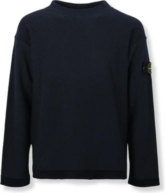 Stone Island Homme, Pulls, Bleu, Taille: XL Plush Stitch Jumper