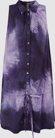 Raquel Allegra Robe Afternoon Mini Cosmic Eggplant