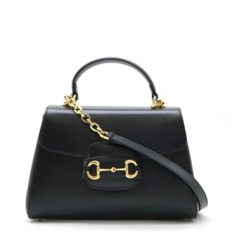 Gucci Pre-owned Cuir sacs-gucci - Femme - Pre-owned - Noir - Taille: ONE Size