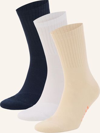 Falke 3er-Pack Laufsocken Run Rib Crew schwarz