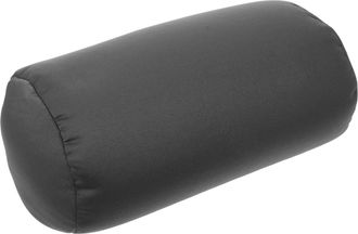 Cabilock Runde Nackenstütze Kissenrolle aus Mikroperlen für Schlafhaltung Ergonomisches Kissen für Rücken Nackenunterstützung für Reisen und Sofa