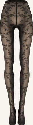 Wolford Strumpfhose Floret Tights schwarz