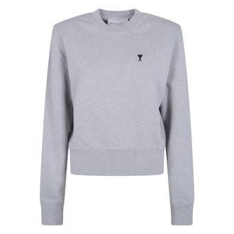 Ami SweaT-shirts - Femme - Sweatshirts et sweats &agrave; capuche - Gris - Taille: 42 FR