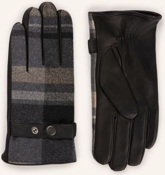 Strokesman's Strokesmans Lederhandschuhe grau