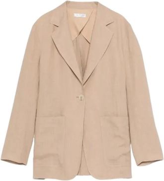 PANICALE Panicale, Femme, Vestes, Beige, Taille: 38 FR Blazer