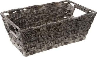 Whitmor Rattique-Regal, klein, Grau