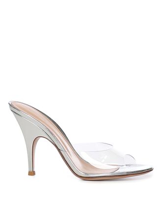 Gianvito Rossi Mules - Argent