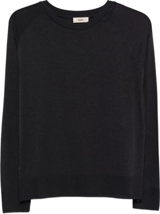 Herno Femme, Sweatshirts et sweats &agrave; capuche, Noir, Taille: 38 FR SweaT-shirt