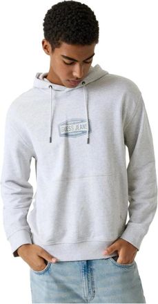 Guess Homme, Sweatshirts et sweats &agrave; capuche, Gris, Taille: M Sweat ML capuche coton