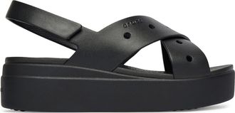 Crocs Sandalen Crocs Brooklyn 4U Cross Strap Sandal 212254 Schwarz