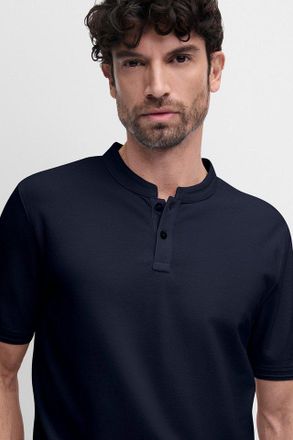 Cinque T-Shirt CILANO Rundhalsausschnitt mit kurzer Knopfleiste, Relaxed Fit