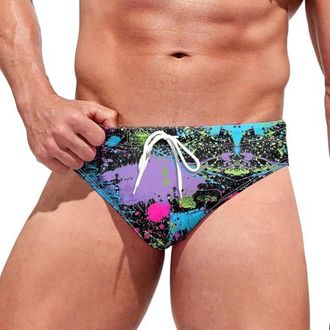 Generic Sous-v&ecirc;tements pour homme - Sous-v&ecirc;tements respirants - Taille &eacute;lastique avec cordon de serrage - Sans &eacute;tiquette qui gratte - Ajustement doux et id&eacute;al