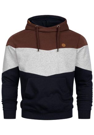 Indicode Hoodie Herren INSwally Sweater Herrenhoodie (Pullover) Kapuze mit Kordelzug und K&auml;ngurutasche