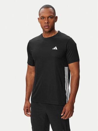 adidas T-Shirt Workout Essentials Base 3-Stripes KA3452 Schwarz Regular Fit