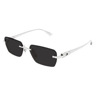 Cartier Ct0660S Rechteckige Sonnenbrille - - Accessories - unisex - Schwarzk - 55 MM