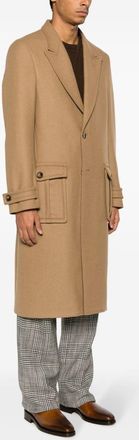 Etro Wool-Blend Coat - Beige