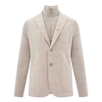 Eleventy Wollblazer - - Jackets - Herren - Beige - M