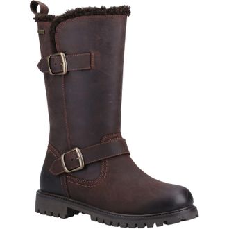 Hush Puppies Damen Winnie Halblange Stiefel, braun, 40 EU