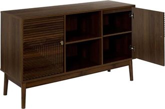 The Home Deco Factory HD0561, Elegantes Tiffany-Sideboard aus braunem Holz, vielseitige Aufbewahrungseinheit f&uuml;r Esszimmer oder Wohnzimmer, pflegeleicht, Ma&szlig;e 120x70x40 cm,