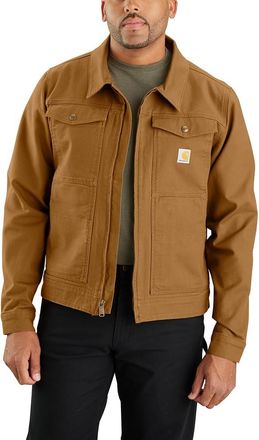 Carhartt Work in Progress Rugged Flex Relaxed Fit Entenjacke f&uuml;r Herren, Braun (Carhartt Brown), S