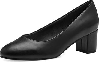 Jana Damen Pumps mit Blockabsatz Vegan, Schwarz (Black), 37 EU