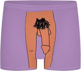 Generico Boxer pour homme amusant l&eacute;ger confortable Boxer &eacute;lastique avec motifs cr&eacute;atifs Boxer r&eacute;tro pour la Saint-Valentin Slip Halloween et carnaval arc-en-c