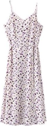 Generic Vestes pour femmes 2026 &agrave; la mode surdimensionn&eacute;es et robe caraco florale en mousseline de soie, rose, XXL