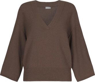 No Man's Land Femme, Pulls, Brun, Taille: 38 FR Pull ras du cou