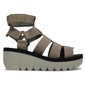 FLY London Femme Yufi032fly Sandale, Beige Nuage, 36 EU