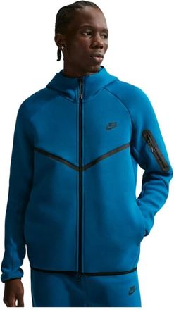 Nike Homme, Sport, Bleu, Taille: XL Tech Fleece Full-Zip Windrunner Sweat &agrave; capuche