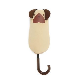 Balvi Regenschirm Puppymbrella Farbe Beige Inklusive Neoprenh&uuml;lle in Form eines Hundes Aus Nylon