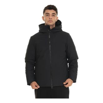 Save The Duck Homme, Vestes, Noir, Taille: 2XL Veste à capuche Sabal avec fermeture éclair