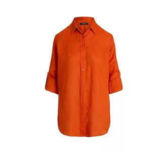 Ralph Lauren Femme, Blouses et Chemises, Orange, Taille: 36 FR Chemise