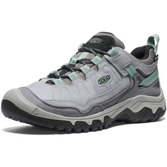 Keen Targhee 4 Damen-Wanderschuhe, niedrige H&ouml;he, langlebig, bequem, wasserdicht, Legierung/Granitgr&uuml;n, 43 EU